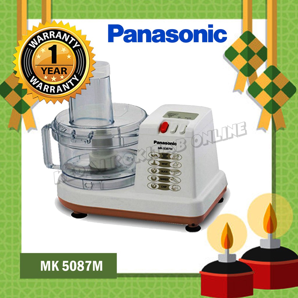 PANASONIC MK 5087M FOOD PROCESSOR CHOPPER BLENDER | Shopee Malaysia