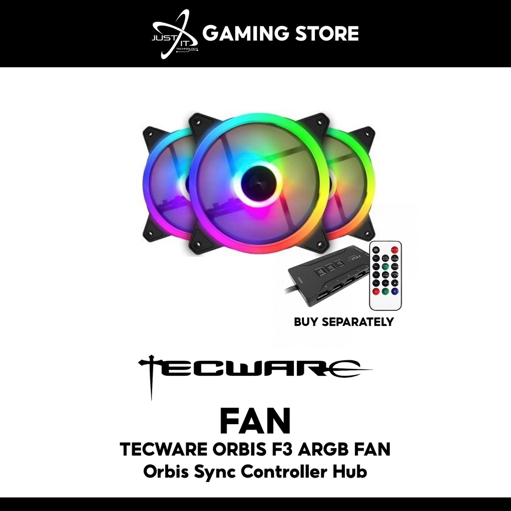 TECWARE ORBIS F3 ARGB FAN /Orbis Sync Controller Hub | Shopee Malaysia
