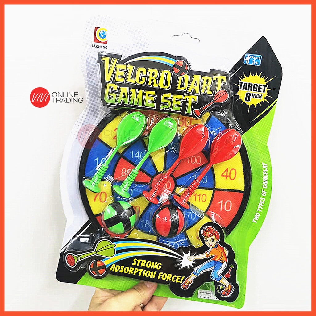 Velcro Dart Game Set Kids Toys Mainan Kanak Kanak | Shopee Malaysia