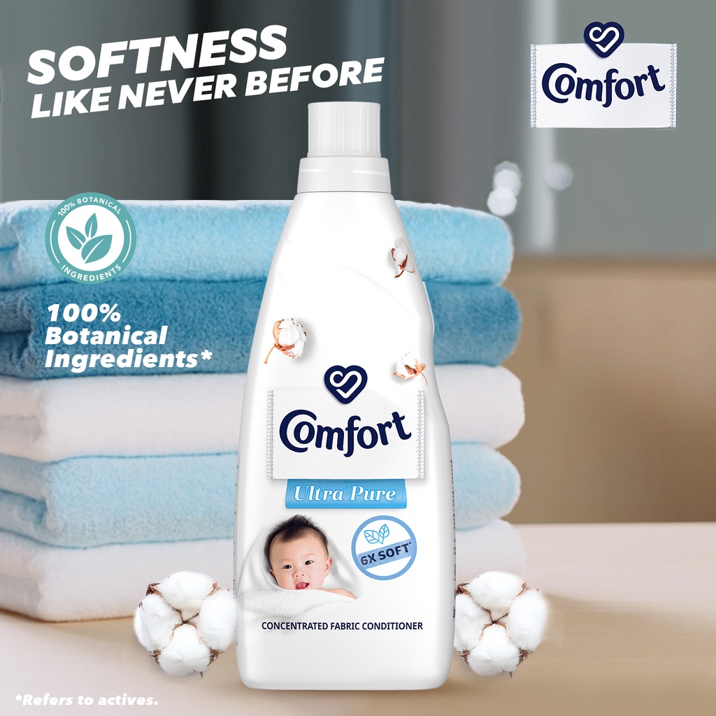 Comfort Concentrated Fabric Softener Ultra Pure (800ml) | Shopee Malaysia