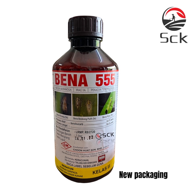 Bena 555 1Liter/Racun serangga/fenobucarb 50%/Bena Perang | Shopee Malaysia