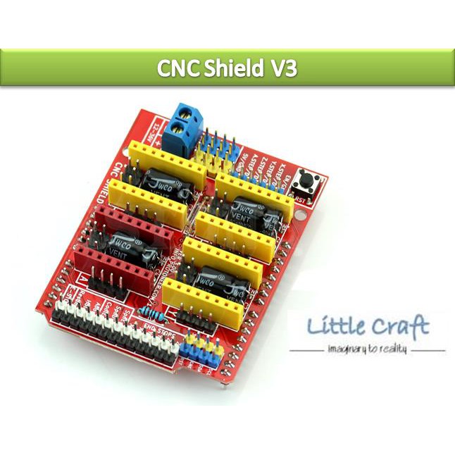 CNC Shield V3 for Arduino UNO, A4988 Stepper Driver | Shopee Malaysia