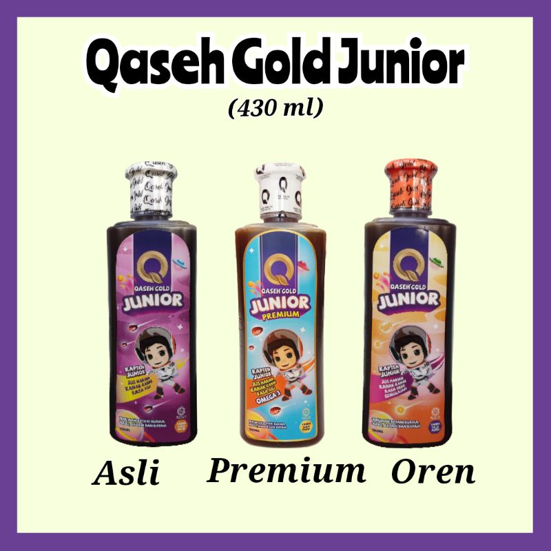 QASEH GOLD JUNIOR | JUS SIHAT ANAK BIJAK DAN HEBAT (430ml) | Shopee ...