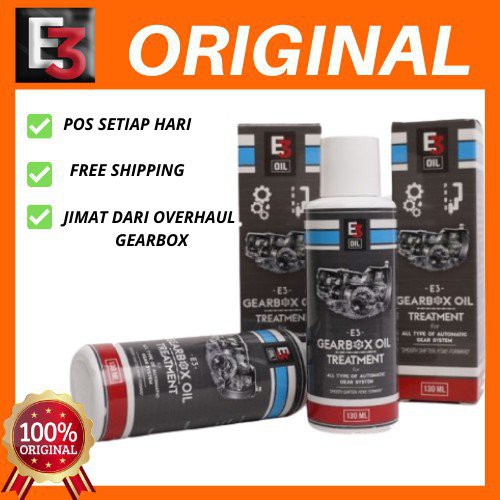 E3 GearBox Oil Treatment Penyelesaian Masalah GearBox Kereta Auto CVT Manual E3 GearBox Oil ...