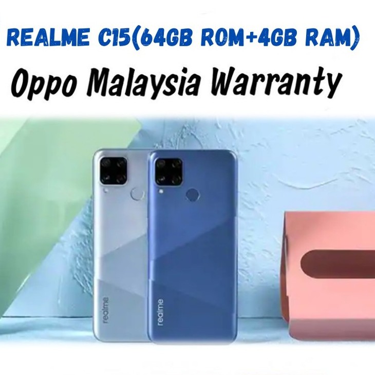 Realme C15 [64GB ROM+4GB RAM] Original Malaysia Set | Shopee Malaysia