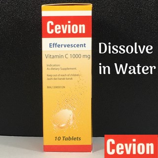 Cevion Effervescent Vitamin C 1000mg (10 tablets) | Shopee Malaysia