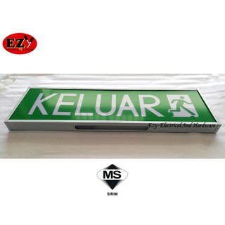 FUJIBIN LAMPU TANDA KELUAR / EXIT SIGN BE1ST 101B (SIRIM & BOMBA ...