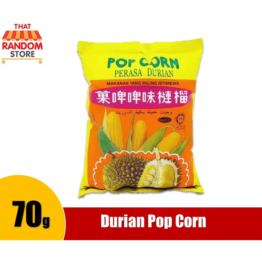 Pop Corn Perasa Durian (70g) | Shopee Malaysia