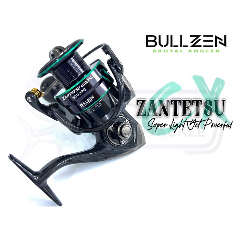 BULLZEN ZANTETSU CX CARBON REEL SPINNING REEL FISHING REEL | Shopee ...