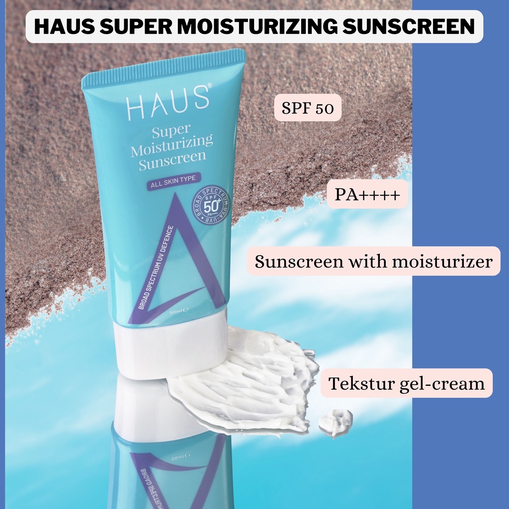HAUS Super Moisturizing Sunscreen SPF50/PA++++ | Shopee Malaysia