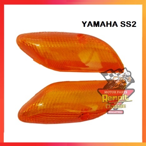 REMPIT Yamaha Y1102 SS2 SS 2 FRONT SIGNAL LENS COVER ORANGE OREN ...