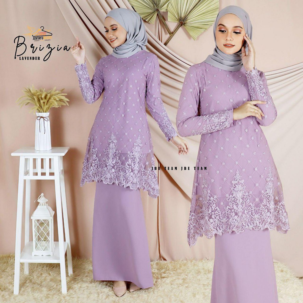 (S-2XL) BRIZIA KURUNG PAHANG MODEN LACE BAJU TUNANG NIKAH KAHWIN PUTIH PLUS SIZE | Shopee Malaysia