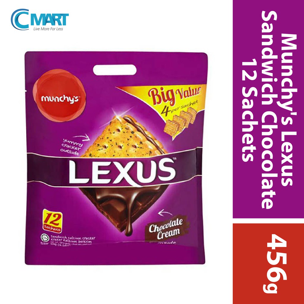 Munchy's Lexus Chocolate Biscuit 418GM | Shopee Malaysia