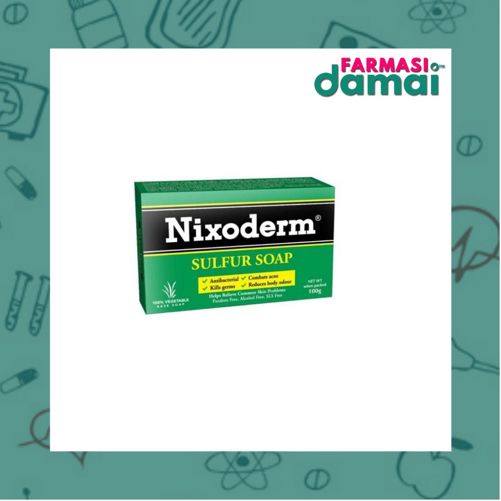 NIXODERM SULFUR SOAP 100G | Shopee Malaysia