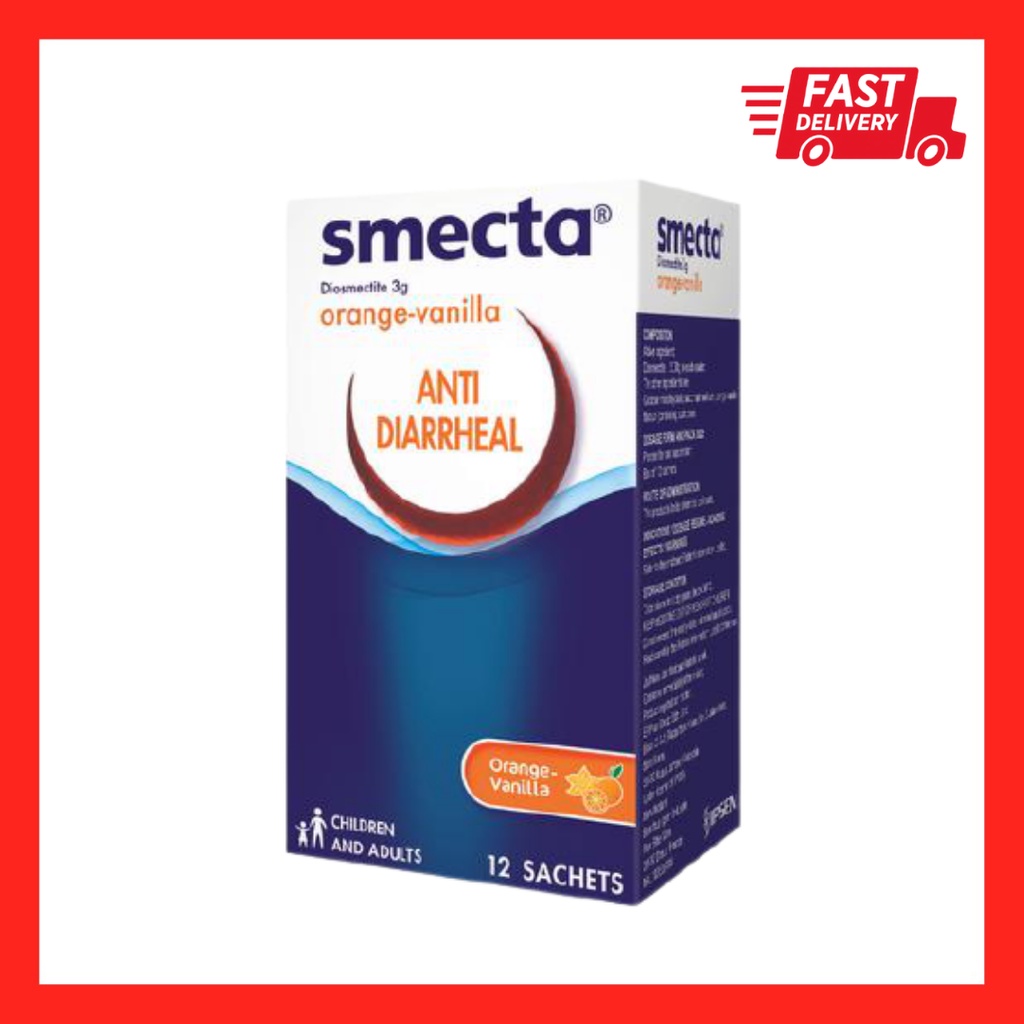 SMECTA 3G - ORANGE-VANILLA (12 SACHETS) | Shopee Malaysia