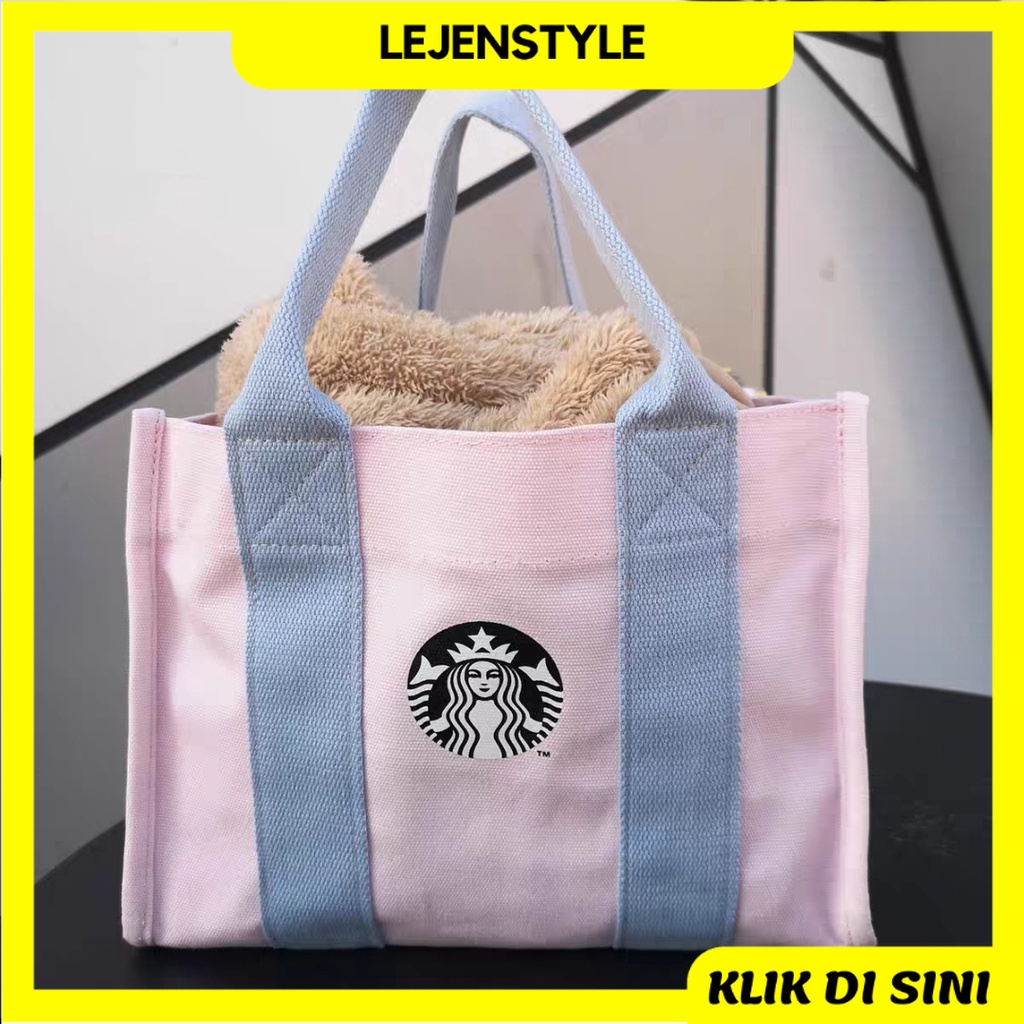 2022 Design Bag sandang wanita Beg Starbuck tote bag | Shopee Malaysia