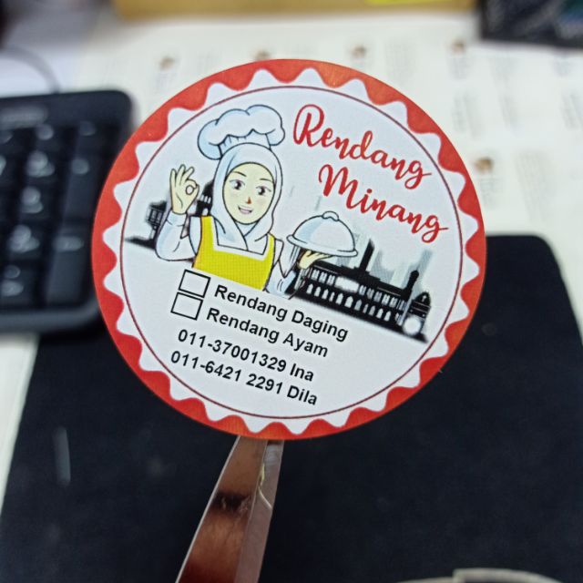 sticker kuih raya 100pcs | Shopee Malaysia