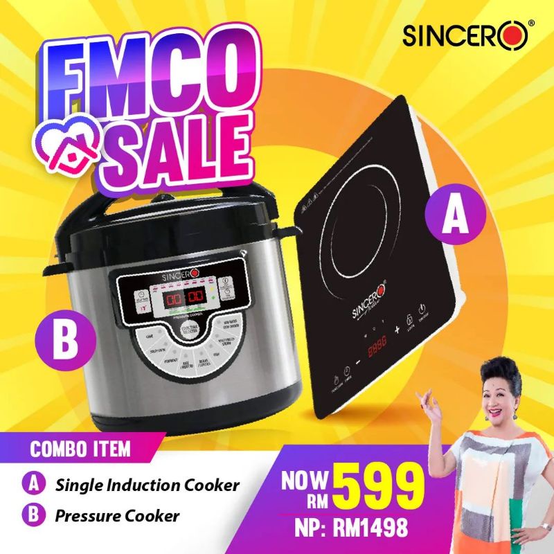 PRESSURE COOKER INDUCTION COOKER PACKAGE (READY STOCK) | Shopee Malaysia