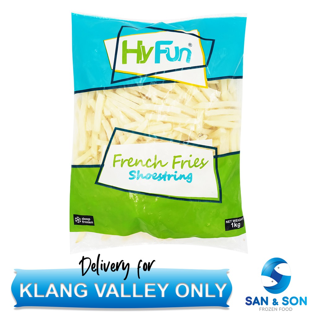 HyFun Shoestring French Fries 1KG per package San and Son Frozen San ...