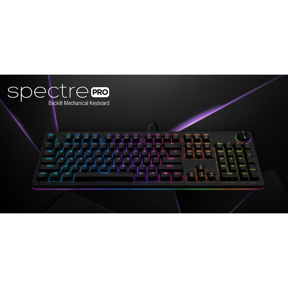 TECWARE SPECTRE PRO RGB BACKLIT MECHANICAL KEYBOARD | Shopee Malaysia