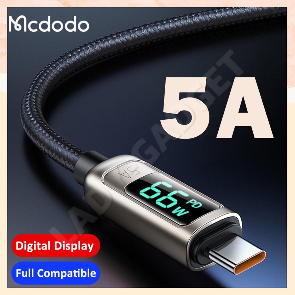 Mcdodo 5A Fast Charge 65W Digital Display Pro Type-C 100W Super Charge Quick Charge Micro Data ...