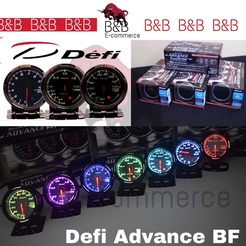(Defi 255 Colours Advance BF) Smart Digital Meter Gauge with sensor ...