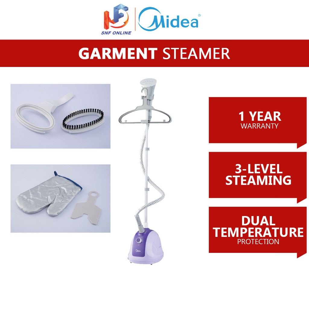Midea Garment Steamer Seterika Wap GS-150D GS150D | Shopee Malaysia
