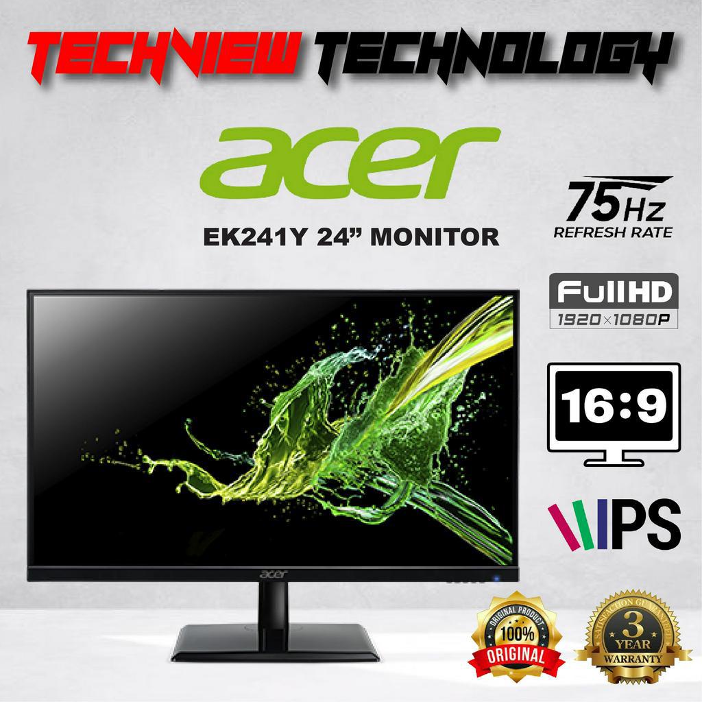 ACER EK241Y 24" IPS 75Hz FULL HD MONITOR | Shopee Malaysia