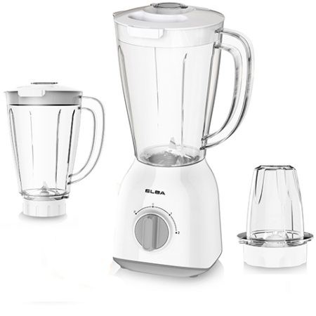 ELBA Blender EBG-J1536FJ(WH) 1.5L Jar, Steel Blade, With Mill ...