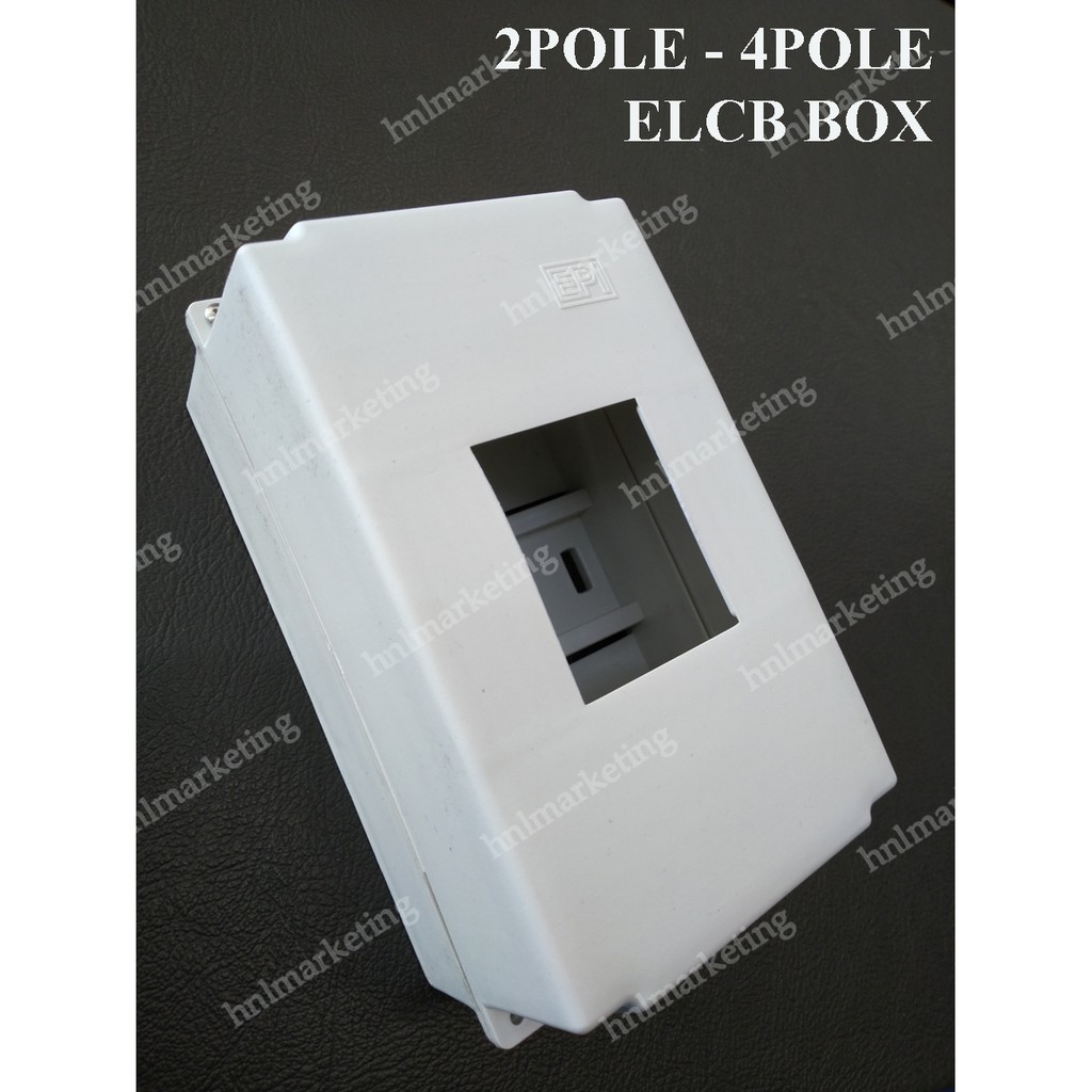 ELCB RCCB PVC BOX ENCLOSURE 2POLE 4POLE | Shopee Malaysia