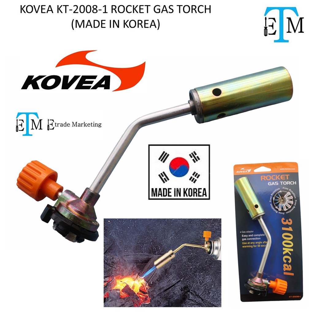 KOVEA KT-2008-1 ROCKET GAS TORCH (MADE IN KOREA) | Shopee Malaysia