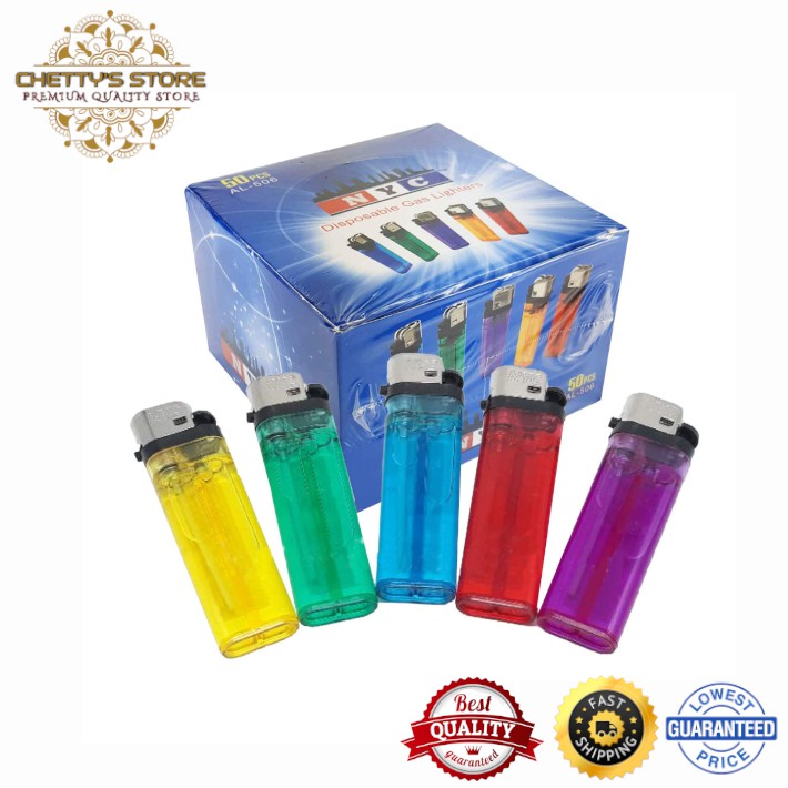 NYC Disposable Transparent Lighter AL-506 (1pcs) | Shopee Malaysia