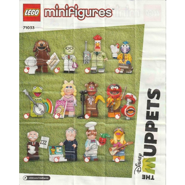 LEGO 71033 DISNEP THE MUPPETS SERIES COLLECTIBLES MINIFIGURES 2022 CMF ...