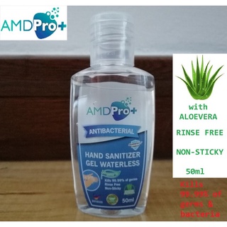 AMD PRO+ ANTIBACTERIAL HAND SANITIZER GEL WATERLESS/SPRAY ...