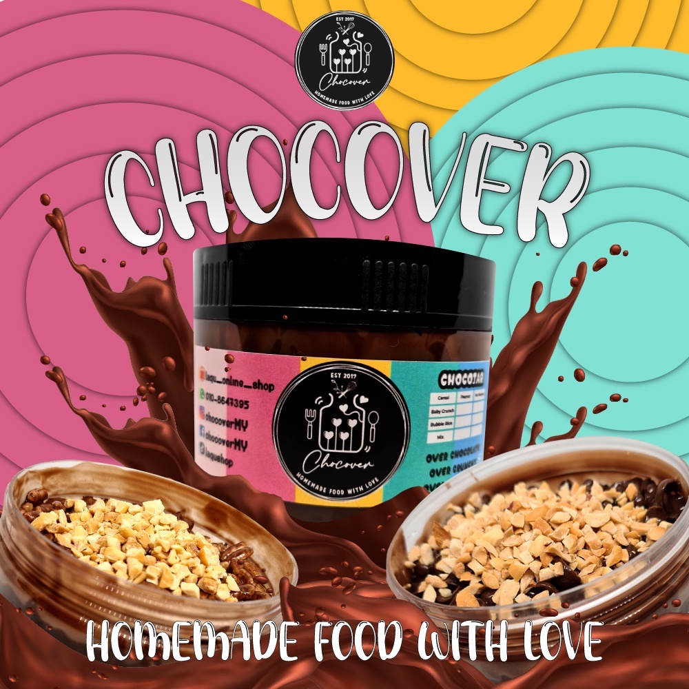 [A] CHOCOJAR CHOCO JAR PREMIUM BY CHOCOVER COCOJAR COKLAT OVER ...