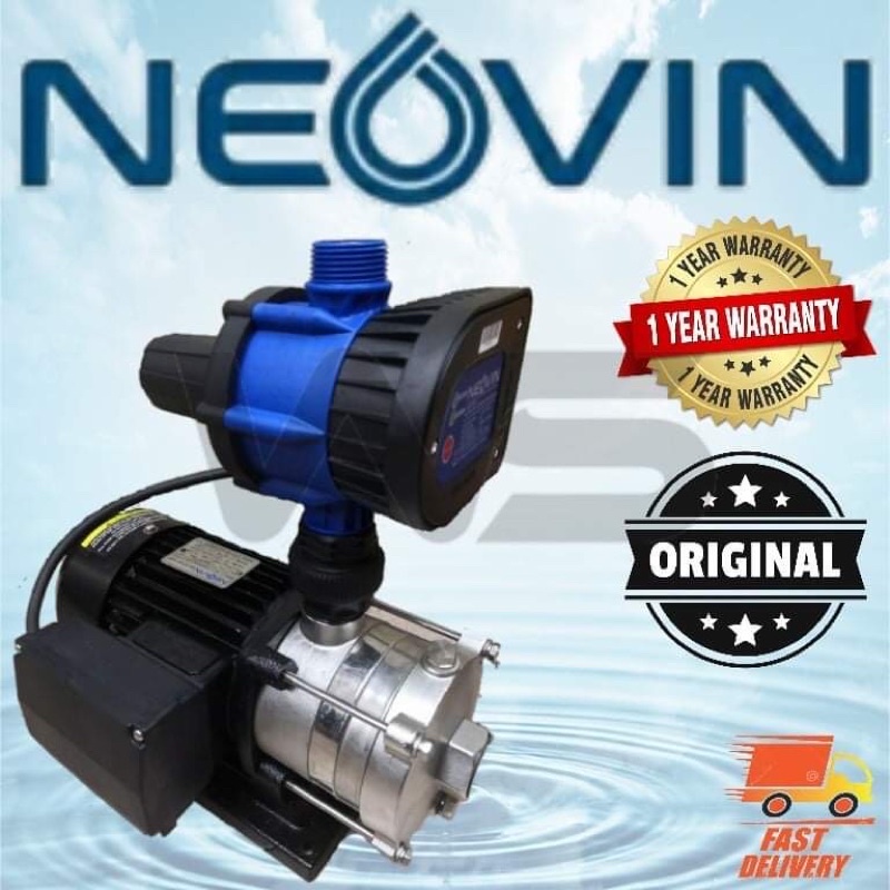 NEOVIN ITALY SH-M230 0.5HP Stainless Steel Multistage Pump/Turbo Pump ...