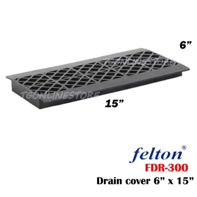 Felton Drain Cover / Plastic Drain Cover / Black Drain Cover / Penutup ...
