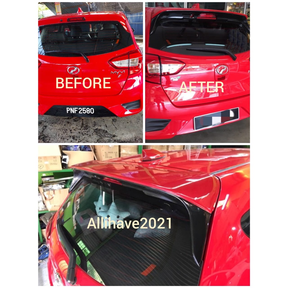 MYVI GEN3 GEAR UP OEM SPOILER 2018-2022 | Shopee Malaysia