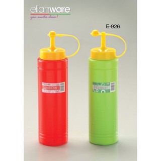 ELIANWARE 400ml Plastic Sauce Bottle/Squeeze Bottle 926/Botol Sos ...