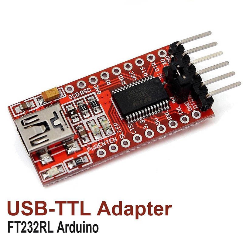 USB to TTL Serial Module FT232RL FTDI 3.3V 5V ISP USB Arduino Pro Mini ...