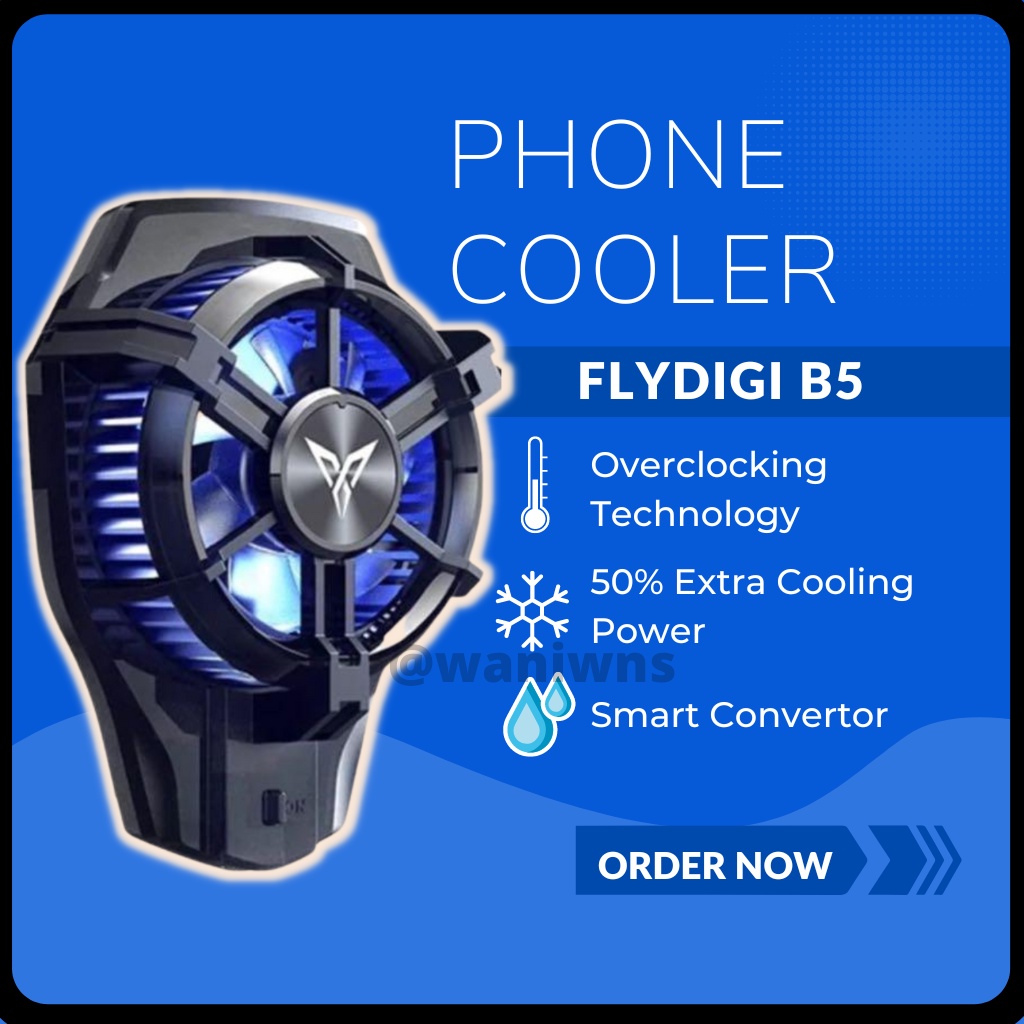 Phone Cooler Ice Cooling Flydigi Wing 2 PRO System Wired Mobile Cooling Fan Original MEMO DL01 ...