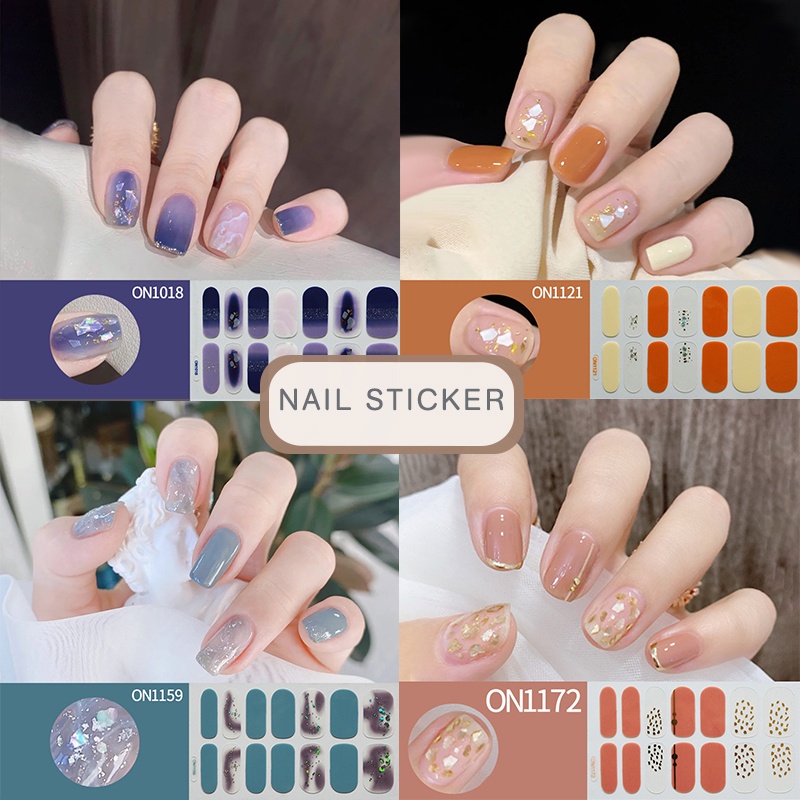 Finger DIY Nail New Sticker 3D Nail Sticker Fashion Toenails Art False ...