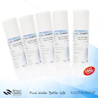 SY Modern 2 Tier 10" 1 Micron PP Sediment Water Filter Cartridge ...