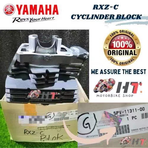 YAMAHA RXZ CATALYZER Y3-BLOCK CYLINDER STD 100% ORIGINAL JAPAN | Shopee Malaysia