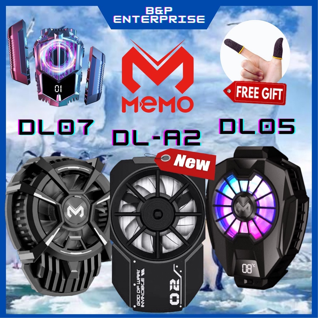 MEMO Phone Cooler Mobile Cooling Fan Fun Cooler DL01 DL05 DL07 DL A2