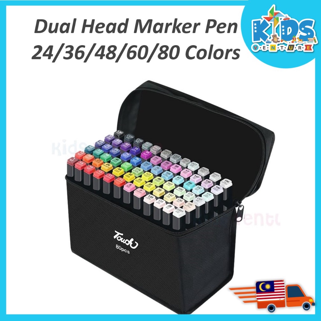 Touch Art/Yuze/Datta Markers Brush Pen Warna Drawing Art Supplies ...