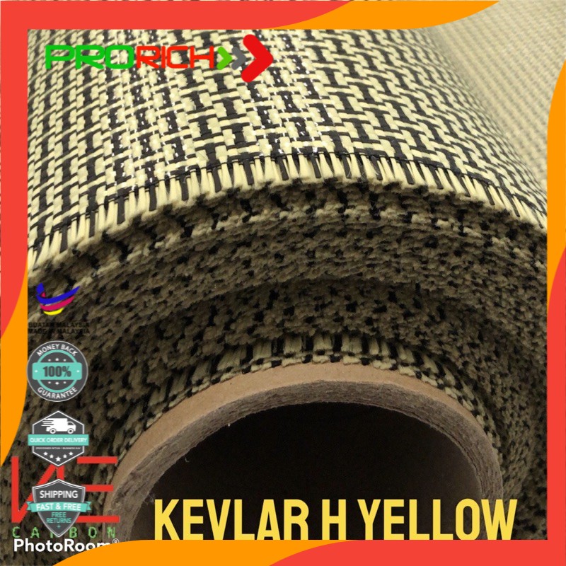 [DAILY SHIP] Kevlar H Yellow / Red / I WEAVE KEVLAR YELLOW / CARBON ...