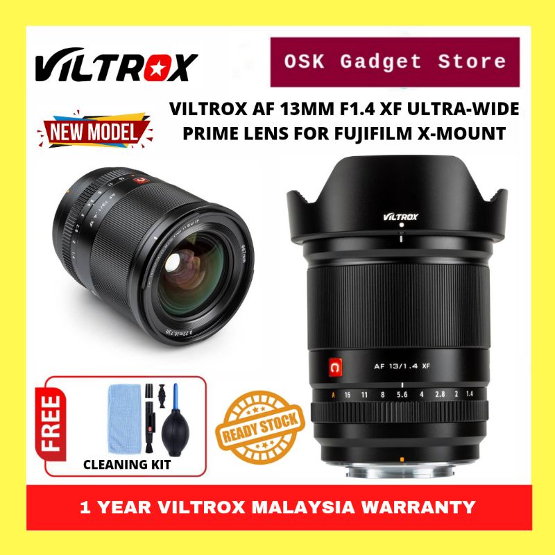 Viltrox AF 13mm F1.4 XF Auto Focus Ultra-Wide Prime Lens For Fujifilm X-Mount Camera | 1 Year ...