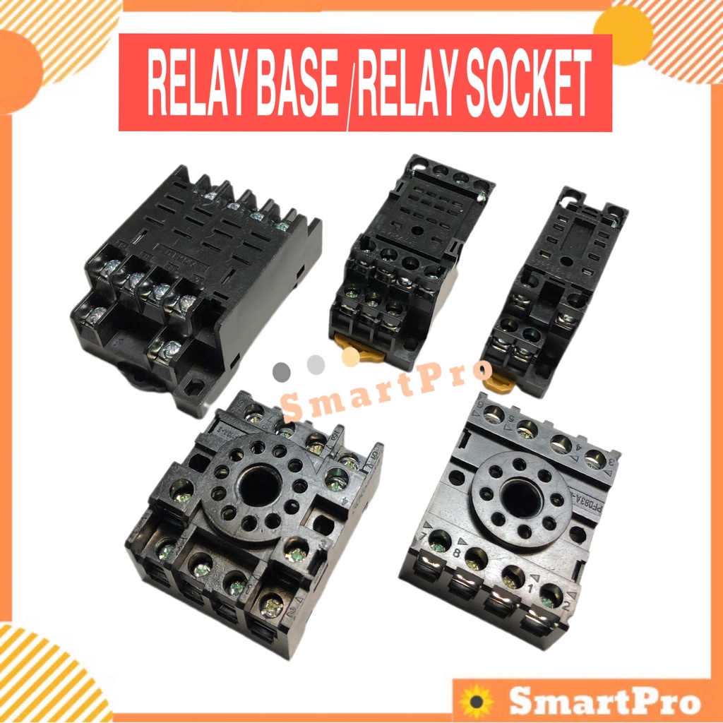 Relay Base Relay Socket PF083A-E ,PFY08A-E ,PF113A-E ,PYF14A-E ,PTF14A ,DTF08A | Shopee Malaysia