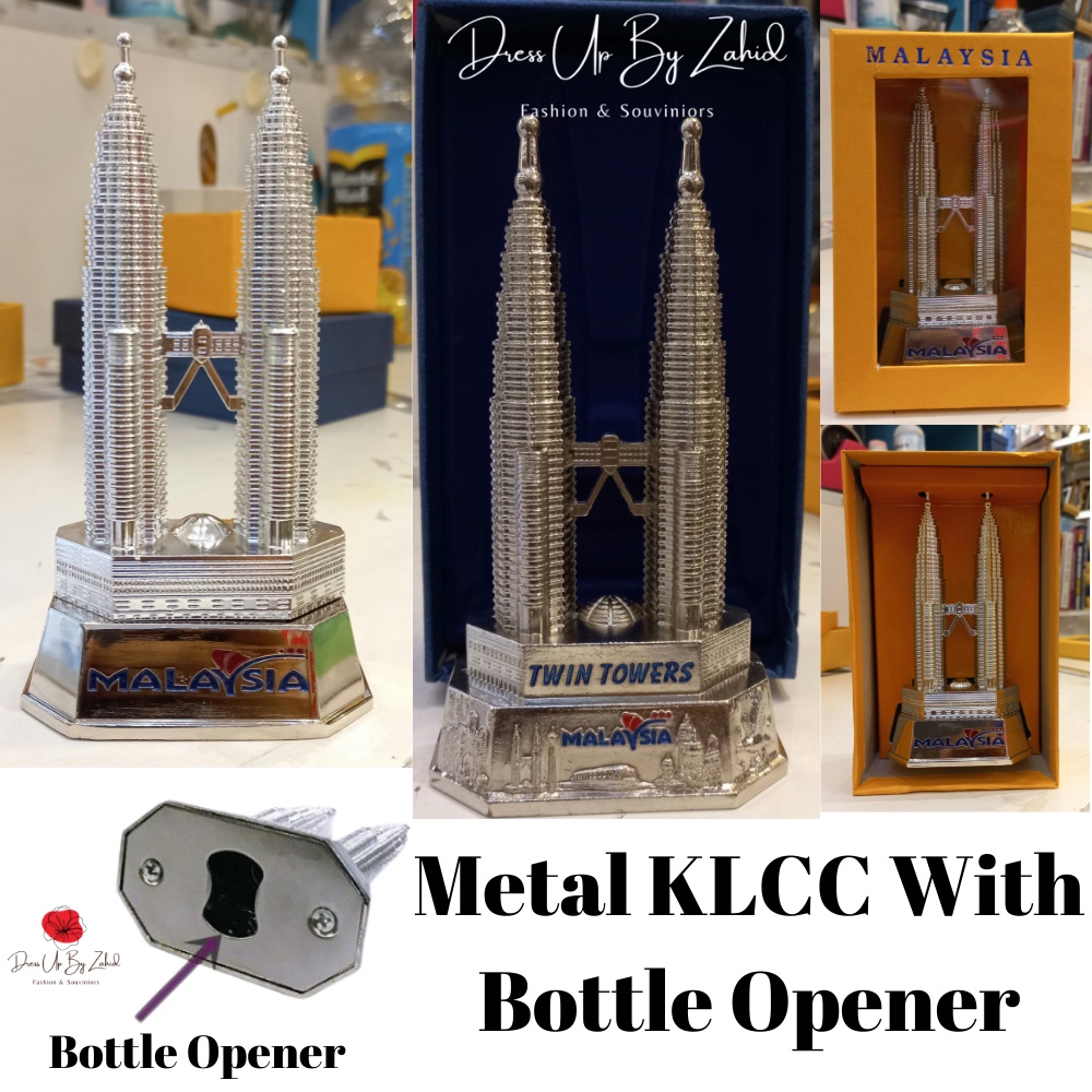 Stainless Steel KLCC with Bottle Opener Gift Box/KLCC 14CM TWIN TOWERS ...
